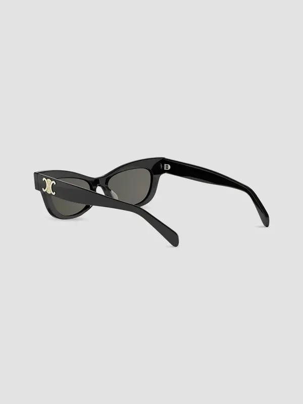 Celine Triomphe 19 53mm Cat-eye Sunglasses - Black