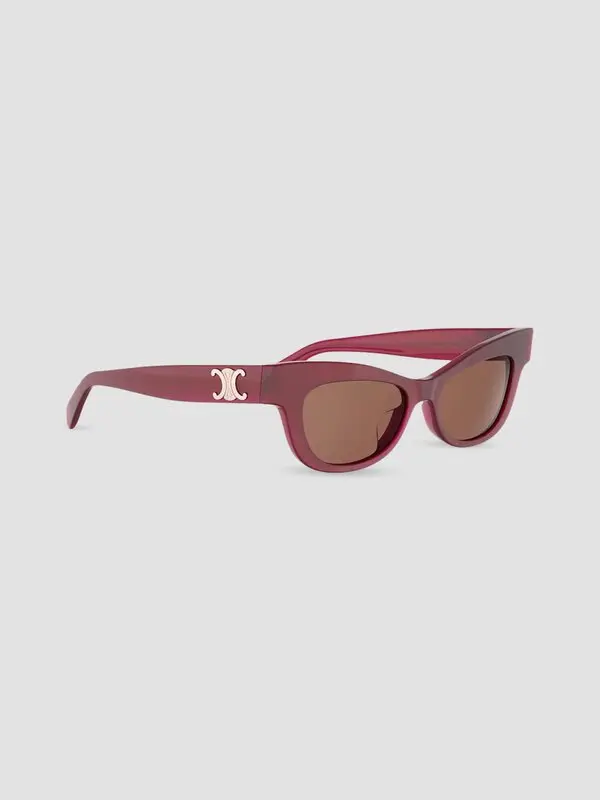 Celine Triomphe 19 53mm Cat-eye Sunglasses - Brown