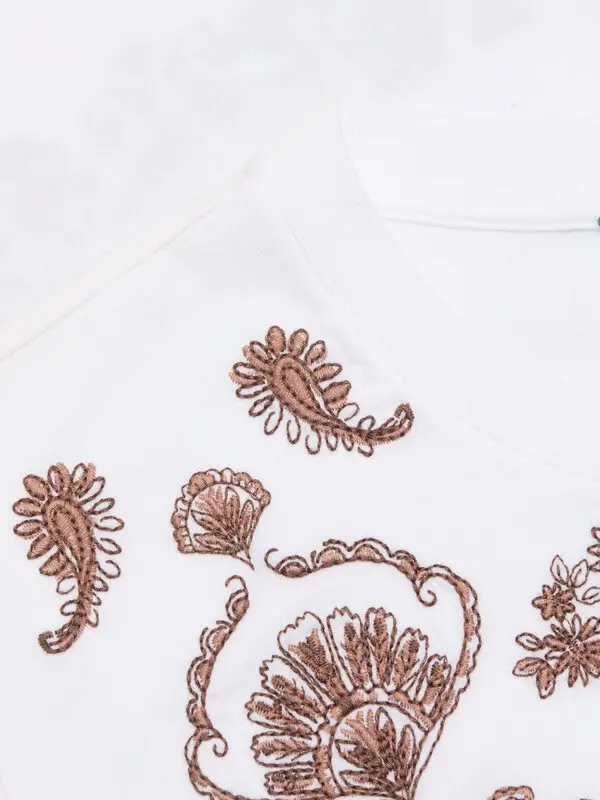 Johnny Was Jaden Paisley Crewneck T-shirt