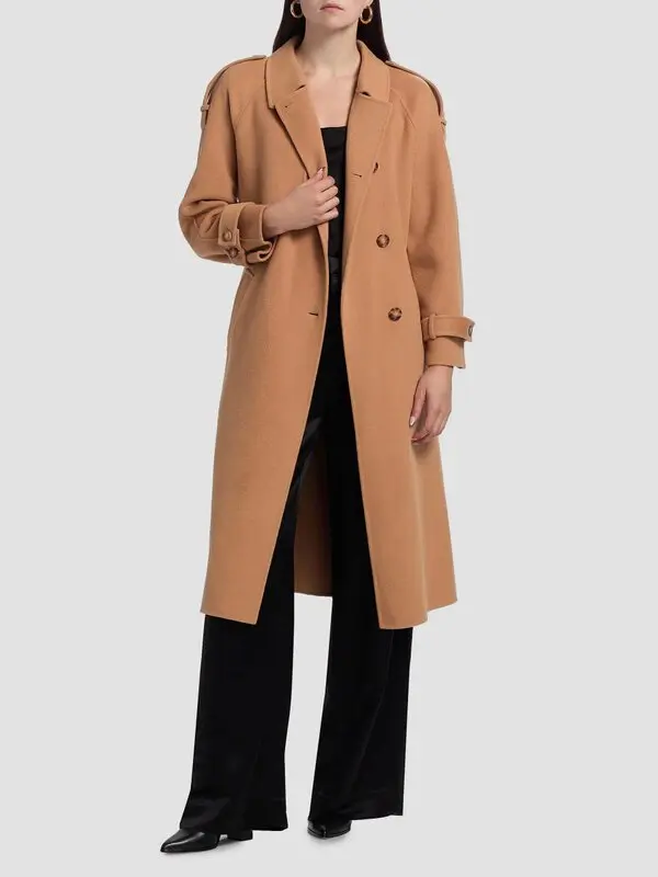 Cami Nyc Yennifer Wool-cashmere Belted Trench Coat