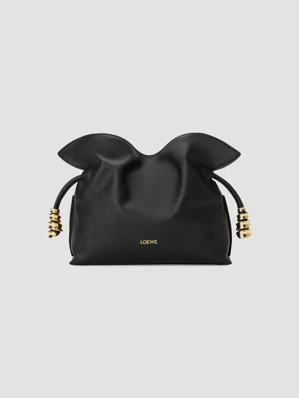 Loewe Coil Flaco Mini Leather Clutch