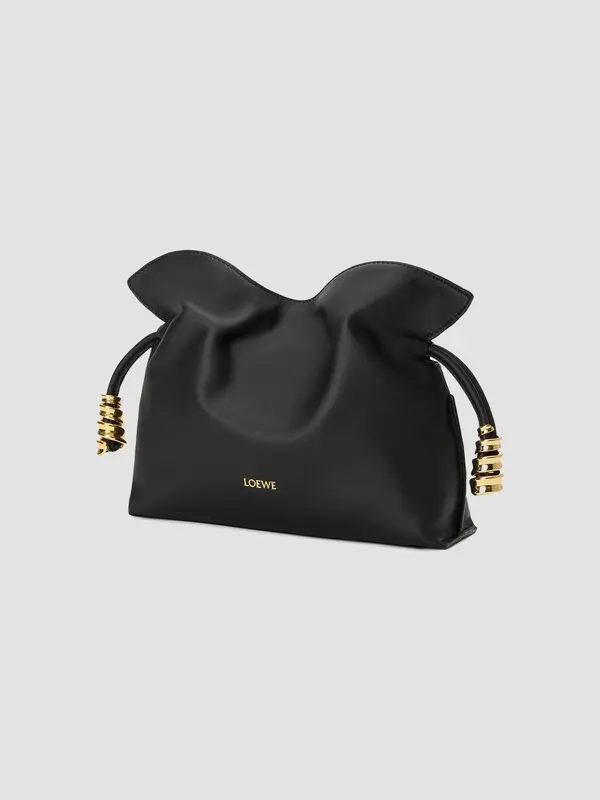 Loewe Coil Flaco Mini Leather Clutch