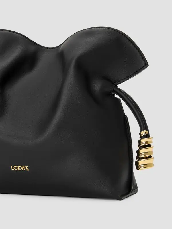 Loewe Coil Flaco Mini Leather Clutch