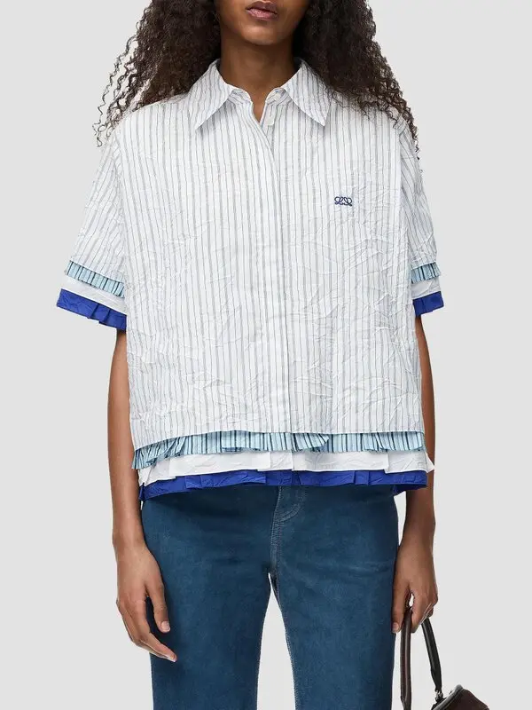 Loewe Mixed Stripe Cotton-blend Shirt