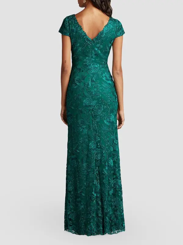 Tadashi Shoji Lace Column Gown