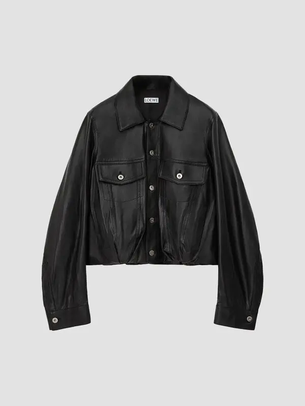 Loewe Leather Bomber Jacket