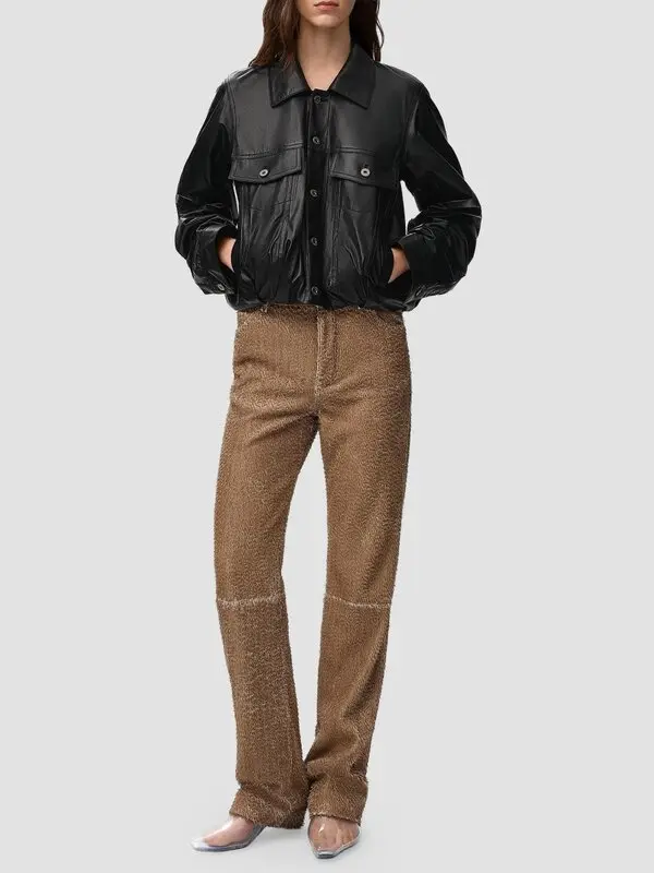 Loewe Leather Bomber Jacket