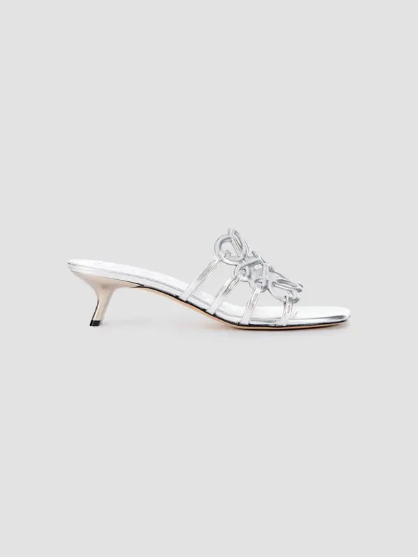 Loewe X Paula's Ibiza Petal Anagram 45mm Leather Sandals