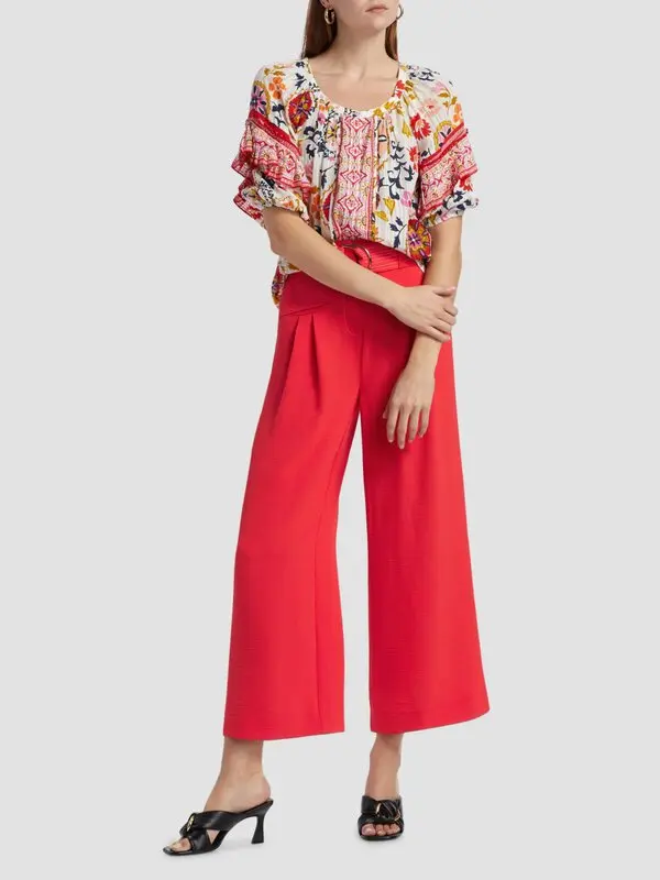 Ramy Brook Belted High-rise Pants