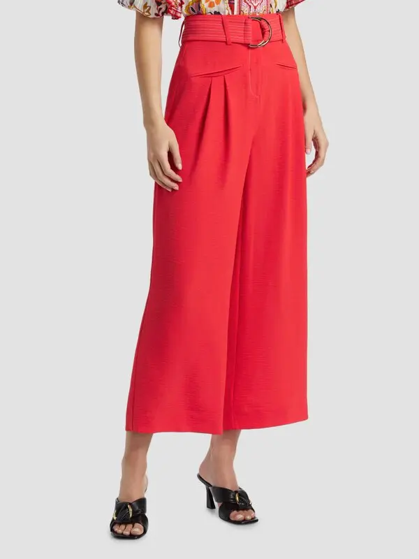 Ramy Brook Belted High-rise Pants