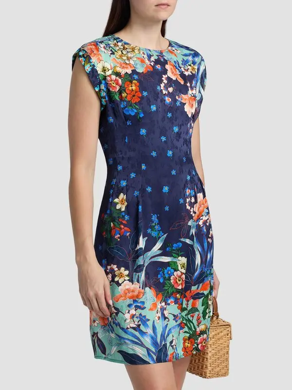 Johnny Was Carice Printed Jacquard Minidress