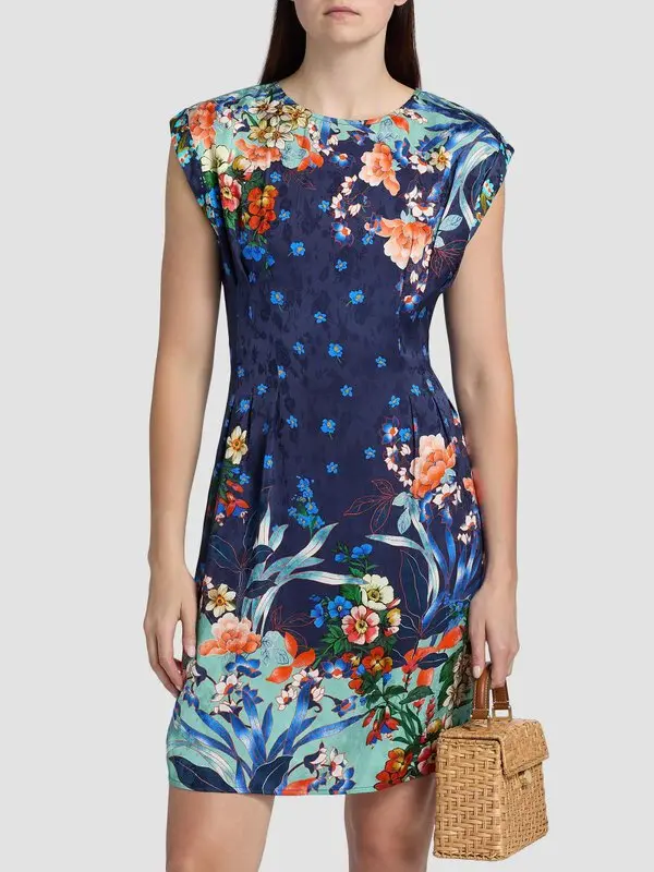 Johnny Was Carice Printed Jacquard Minidress