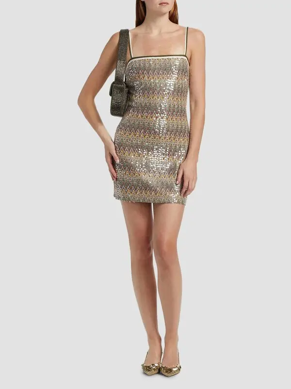 Ramy Brook Ivanna Sequin Embellished Minidress