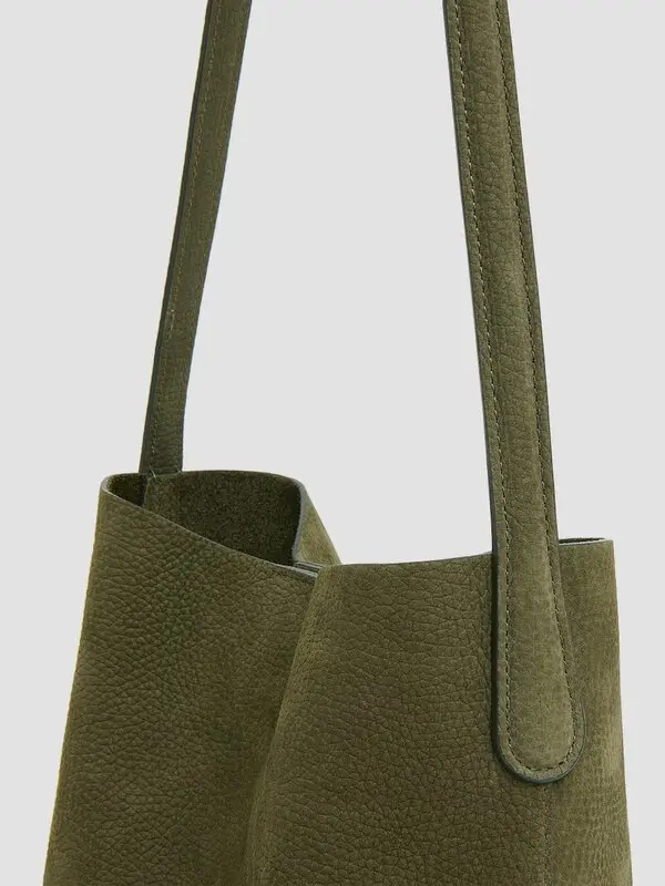 MANSUR GAVRIEL Small Everyday Cabas Suede Shoulder Strap
