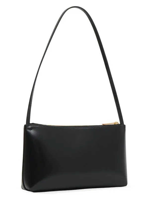 MANSUR GAVRIEL Gaia Leather Shoulder Bag - Black