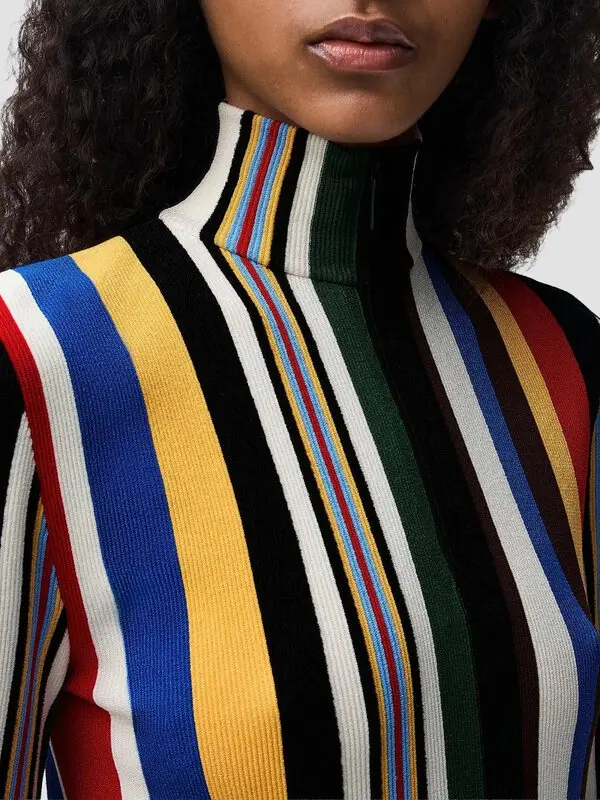 Loewe Striped Slim Zip-front Top