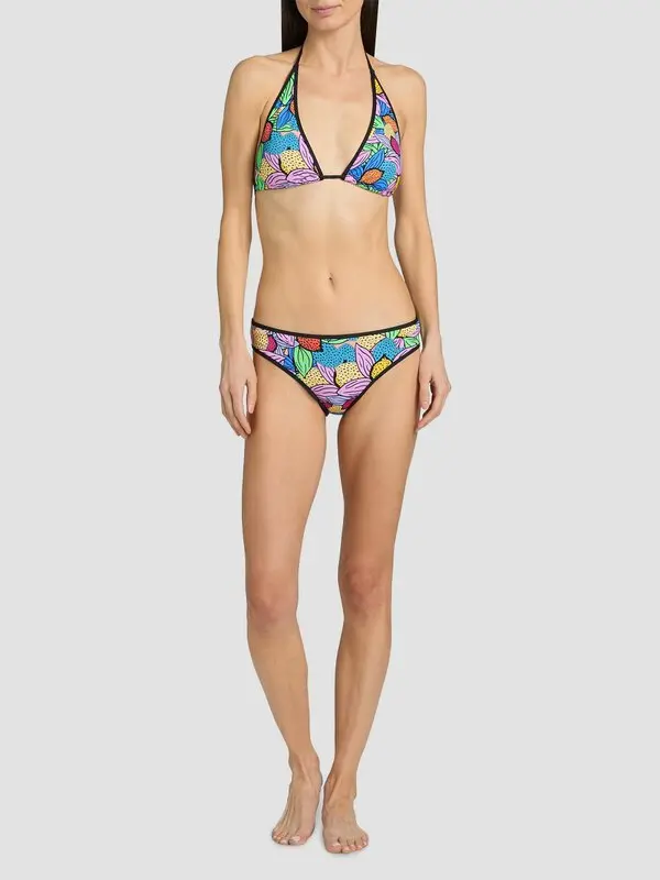 Johnny Was X Ashley Percival Zephra Halter Bikini Top