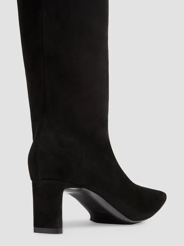 Khaite Ona 55mm Suede Knee High Boots