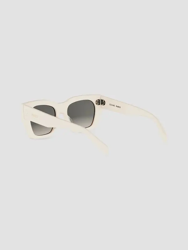 Celine 3 Dots 53mm Square Sunglasses - Yellow