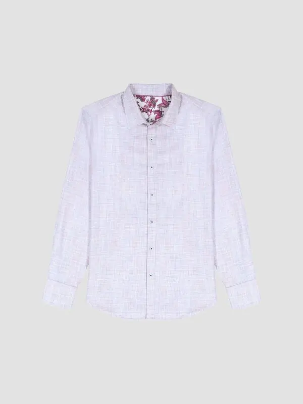 Robert Graham Edison Textured Cotton Shirt