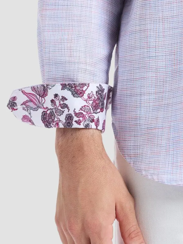 Robert Graham Edison Textured Cotton Shirt