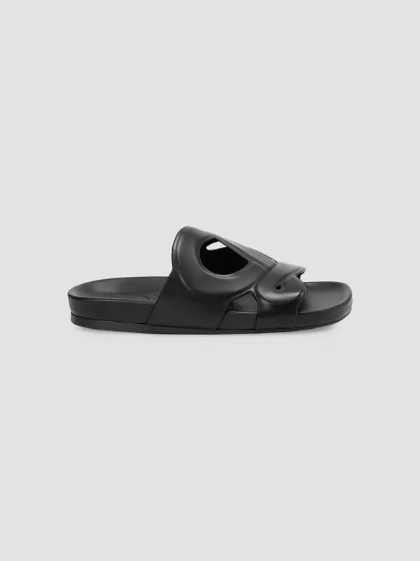 Loewe X Paula's Ibiza Ease Monogram Leather Slide Sandals