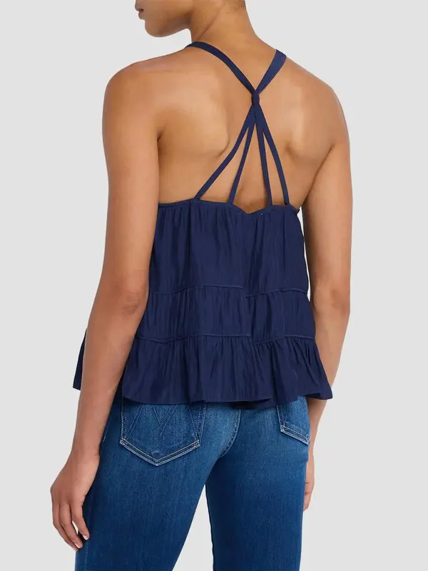 Ramy Brook Dana Smocked Tank