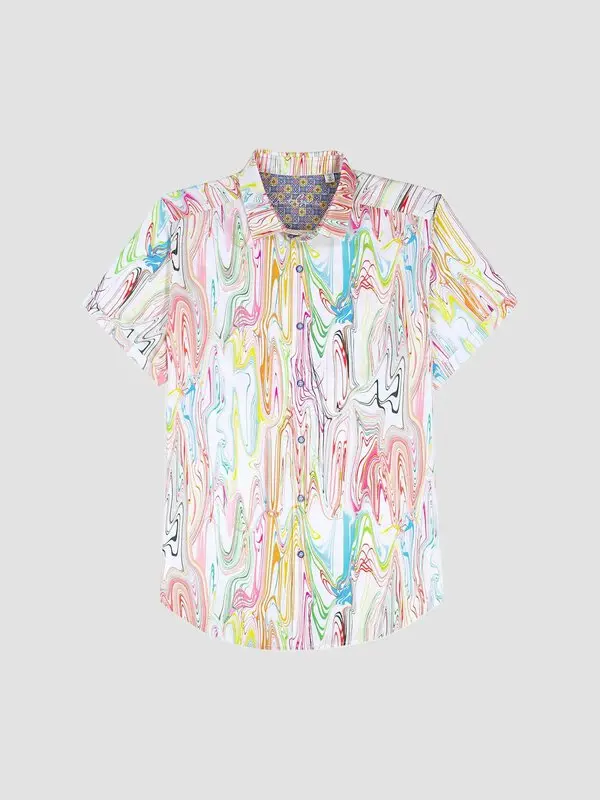 Robert Graham Bellenden Woven Satin Shirt