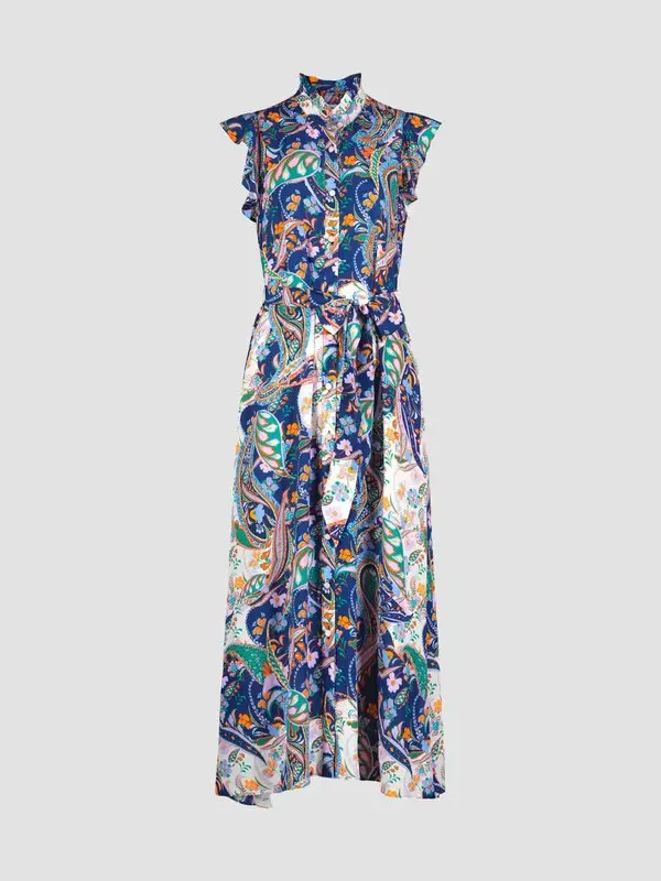 Robert Graham Sadie Paisley Floral Maxi Dress