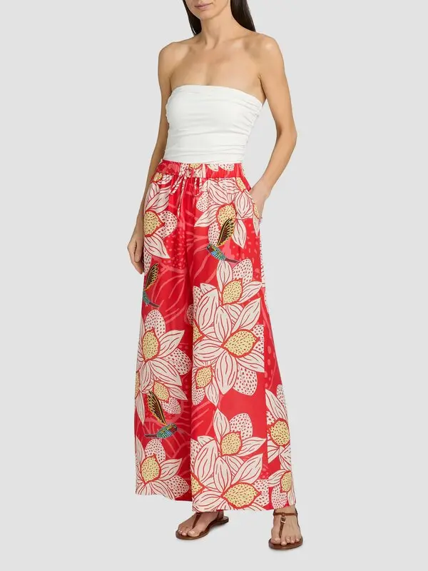Johnny Was X Ashley Percival Wide-leg Pants