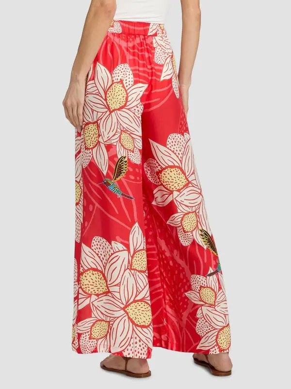 Johnny Was X Ashley Percival Wide-leg Pants