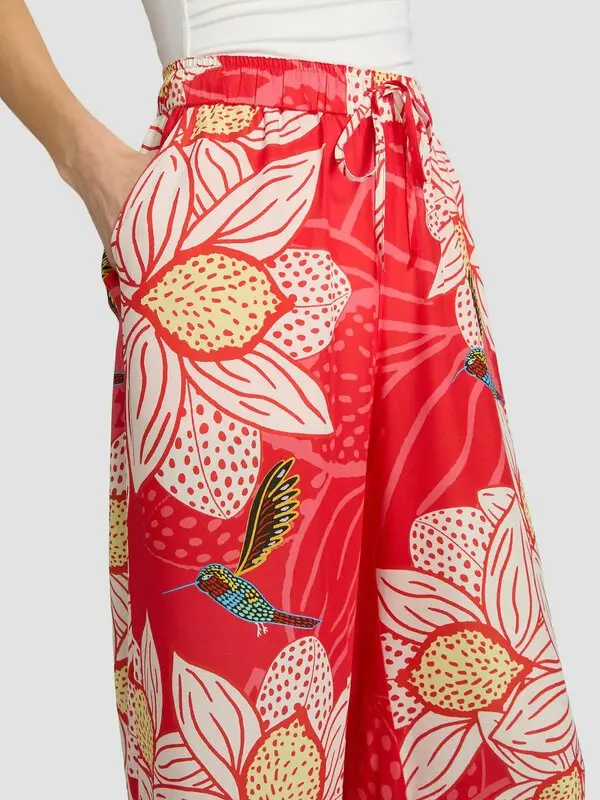 Johnny Was X Ashley Percival Wide-leg Pants