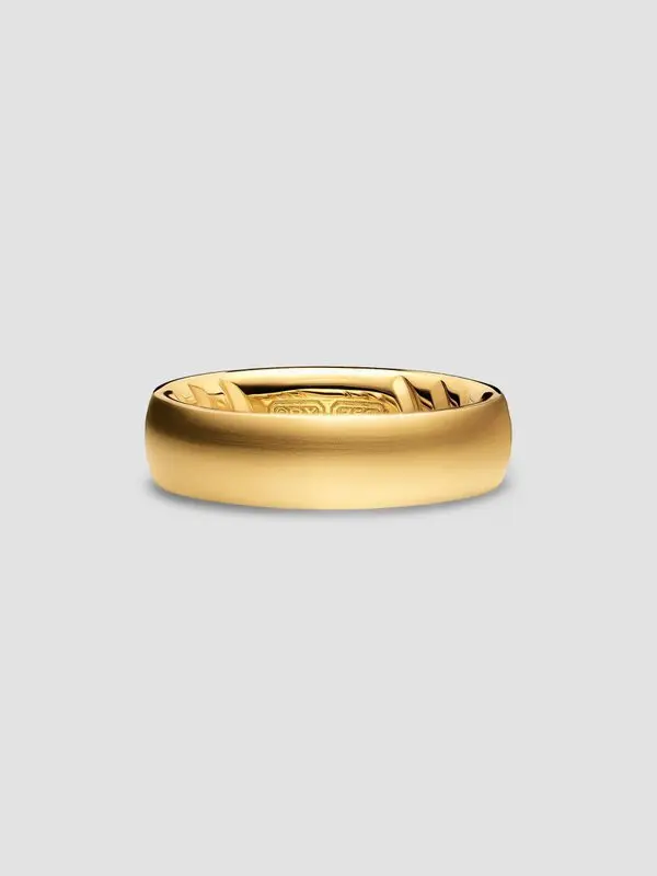 David Yurman Streamline Band Ring In 18k Yellow 6.2mm