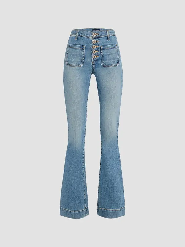 Ramy Brook Cindy High-rise Flare Jeans