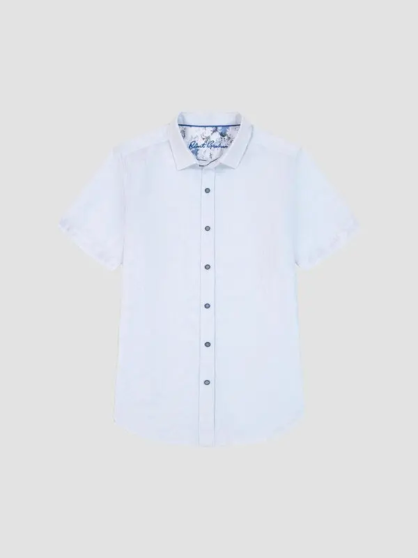 Robert Graham Brackenbury Cotton Short-sleeve Shirt