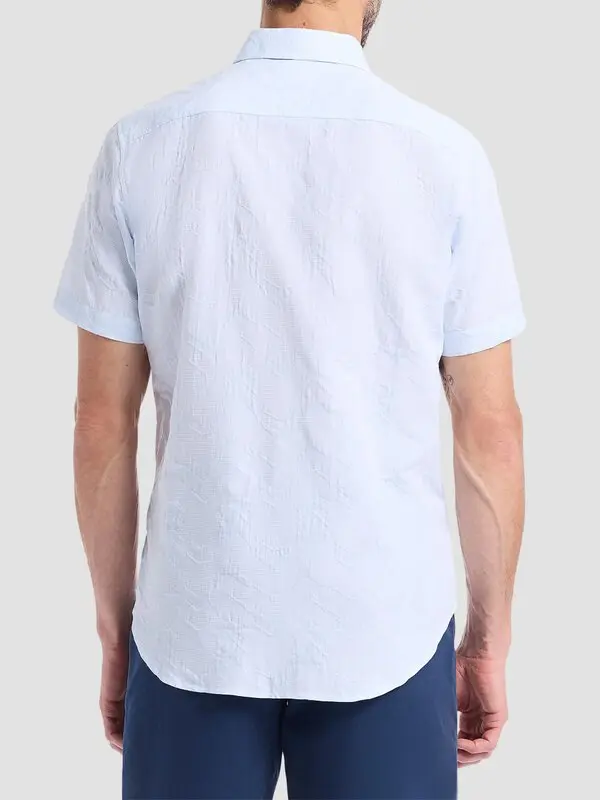 Robert Graham Brackenbury Cotton Short-sleeve Shirt