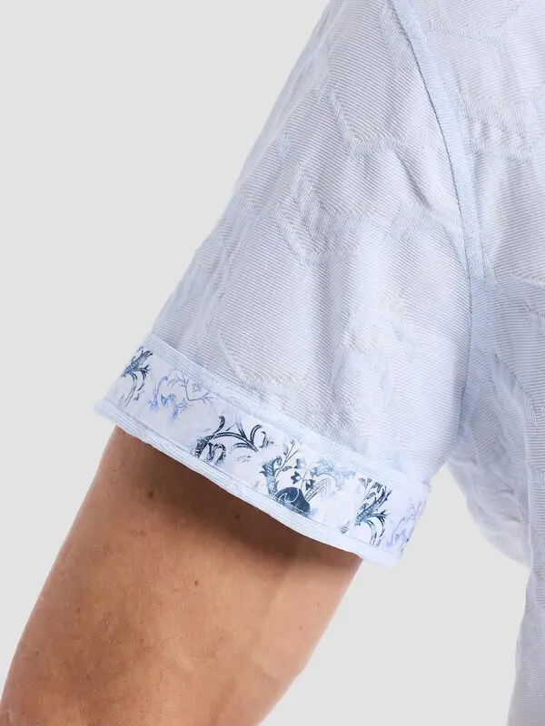 Robert Graham Brackenbury Cotton Short-sleeve Shirt