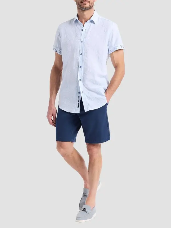 Robert Graham Brackenbury Cotton Short-sleeve Shirt