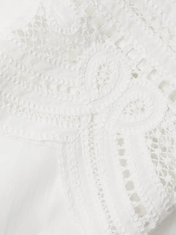 Ramy Brook Shamaya Eyelet-trimmed Swim Cover-up Top