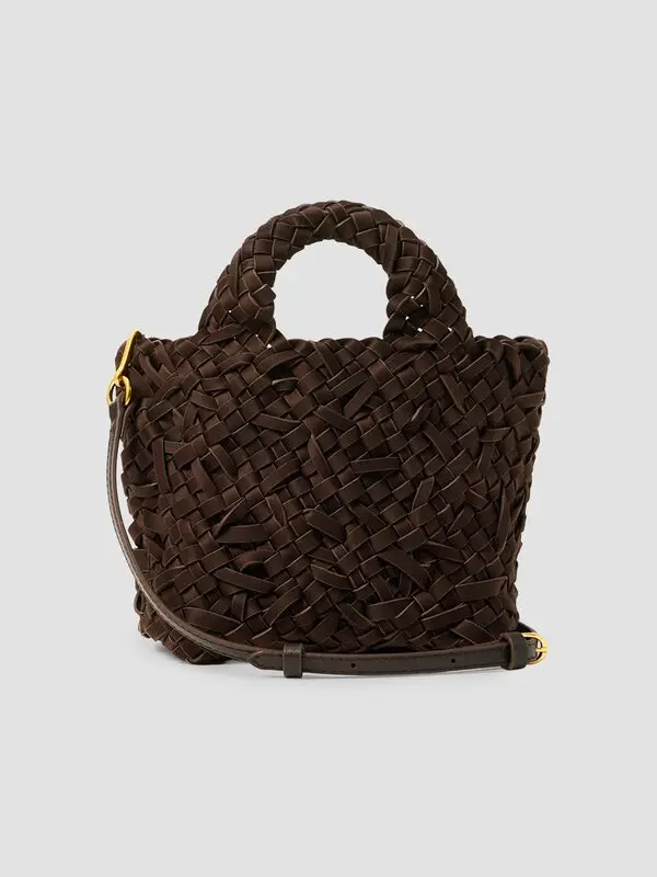 NAGHEDI St. Barths Petit Nest Weave Top Handle Bag