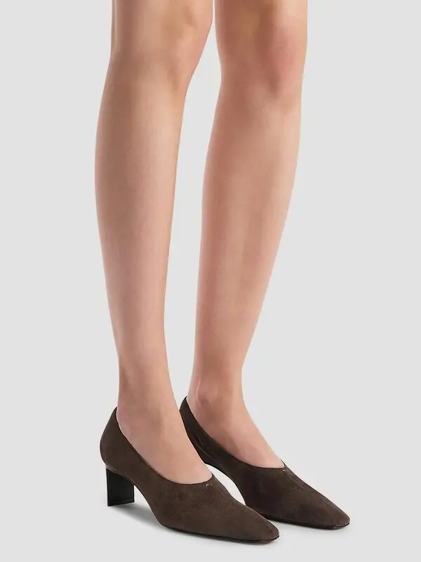 Khaite Cecilia 50mm Suede Pumps