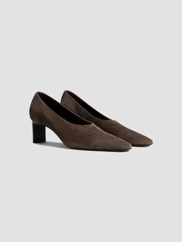 Khaite Cecilia 50mm Suede Pumps