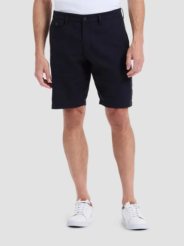 Robert Graham Dixton Solid Cotton-linen Shorts