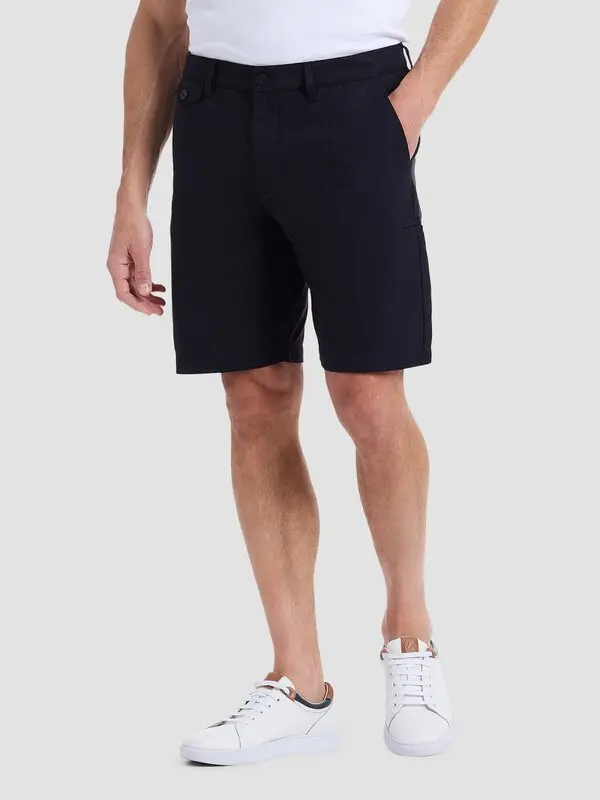 Robert Graham Dixton Solid Cotton-linen Shorts