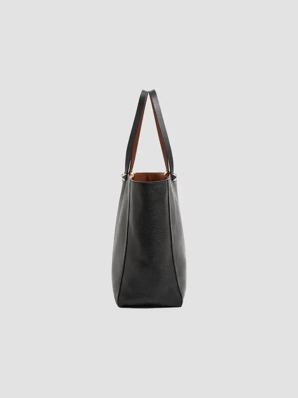 Valentino Garavani Rockstud Reversible Elk Print Calfskin Tote