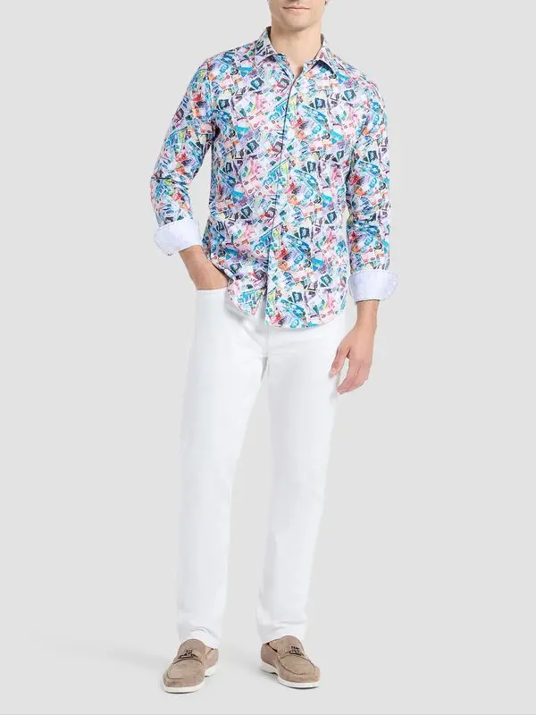 Robert Graham Vacation Fund Stretch-cotton Shirt