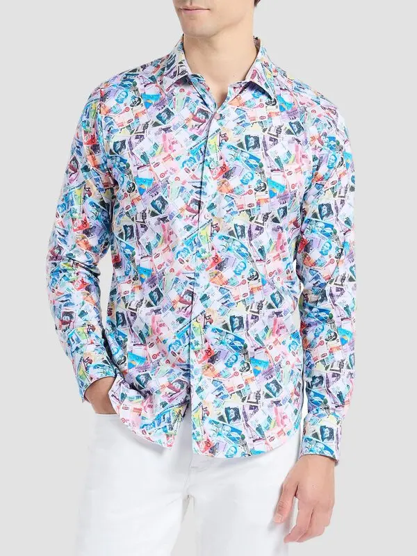 Robert Graham Vacation Fund Stretch-cotton Shirt