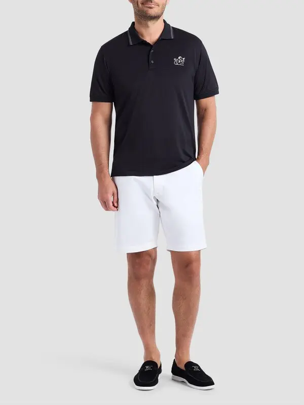 Robert Graham Monkey Business Knit Polo Shirt