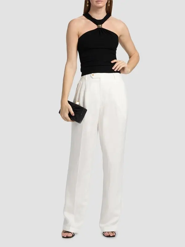 Ronny Kobo Soprano Pleated-front Pants