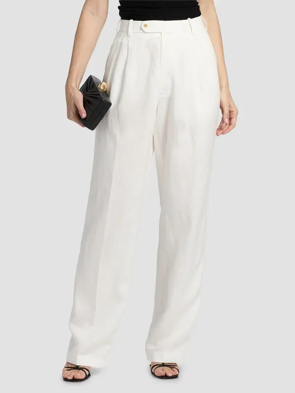 Ronny Kobo Soprano Pleated-front Pants